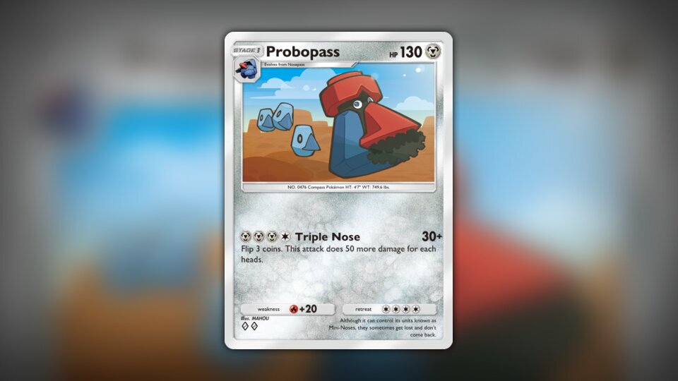 Probopass (#118, ♦️♦️, Space-Time Smackdown) • Pokémon TCG Pocket