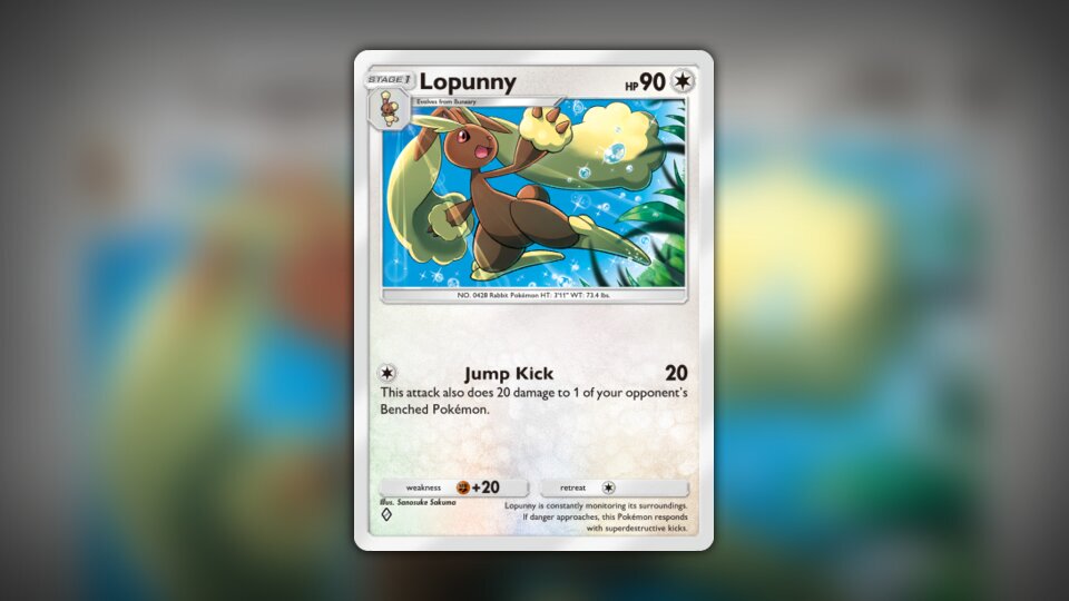 Lopunny (Space-Time Smackdown #138/208, 1-Diamond) | Pokémon TCG Pocket
