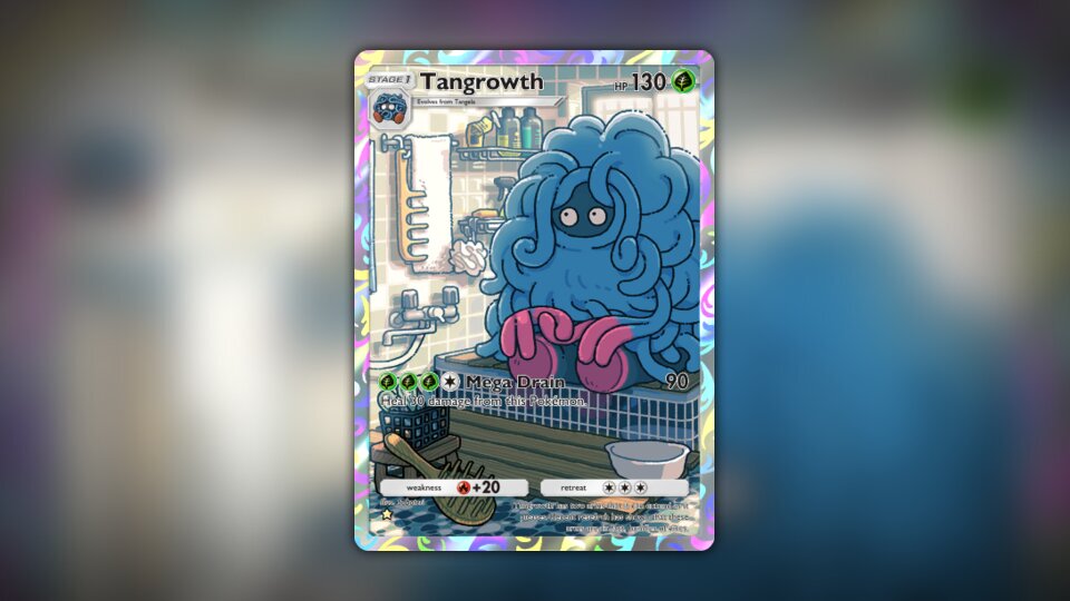Tangrowth (#156, ⭐, Space-Time Smackdown) • Pokémon TCG Pocket