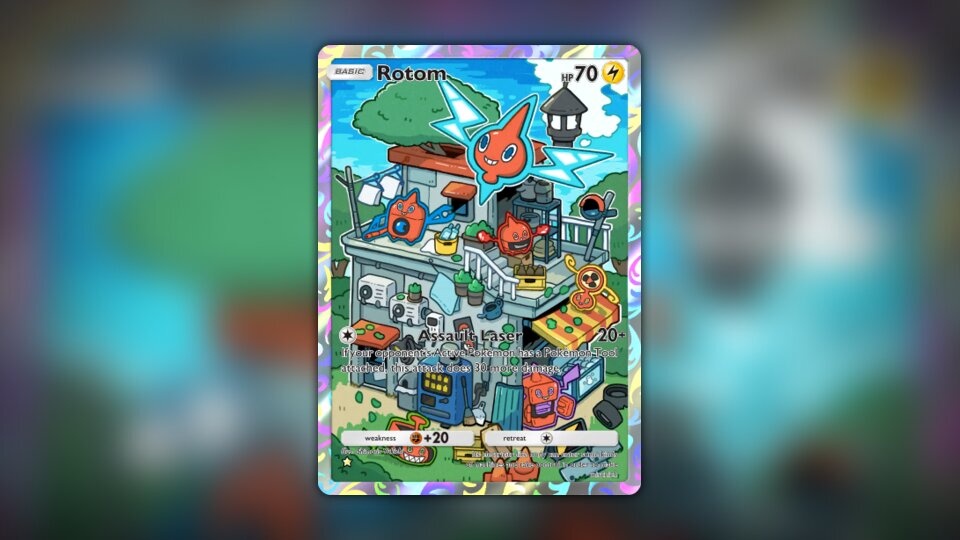 Rotom (Space-Time Smackdown #164/208, 1-Star) | Pokémon TCG Pocket