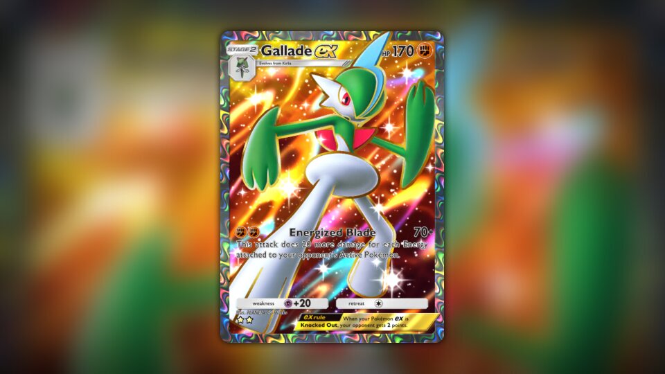 Gallade ex (#200, ⭐⭐, Space-Time Smackdown) • Pokémon TCG Pocket