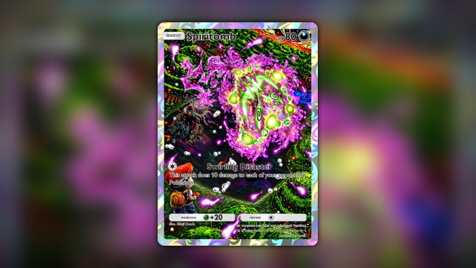 Spiritomb (Space-Time Smackdown #172/208, 1-Star) | Pokémon TCG Pocket