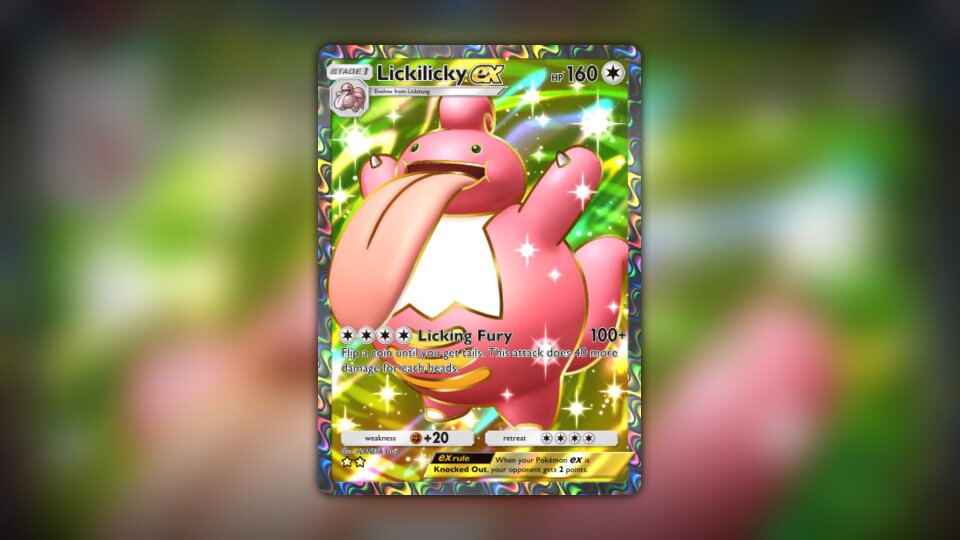 Lickilicky ex (#189, ⭐⭐, Space-Time Smackdown) • Pokémon TCG Pocket