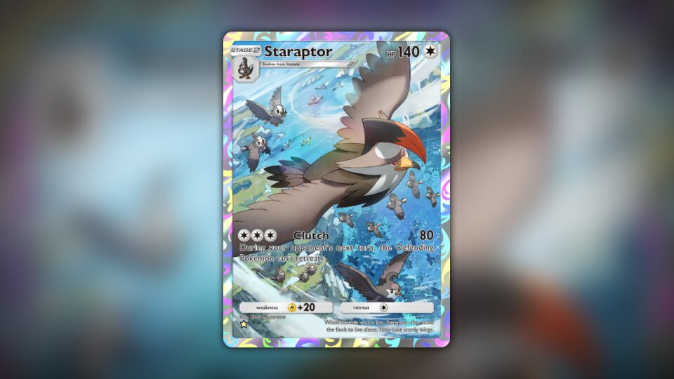 Staraptor (Space-Time Smackdown #176/208, 1-Star) | Pokémon TCG Pocket