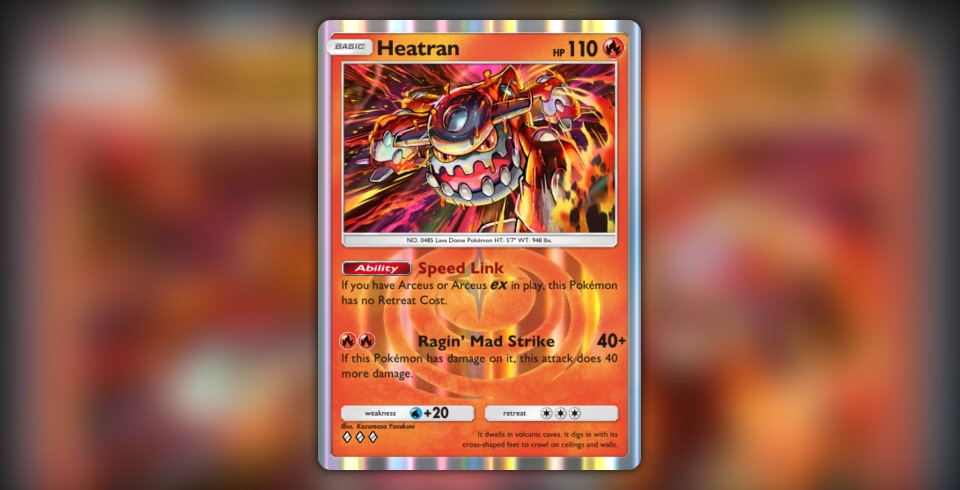 Heatran (Triumphant Light #13/96, 3-Diamonds) | Pokémon TCG Pocket
