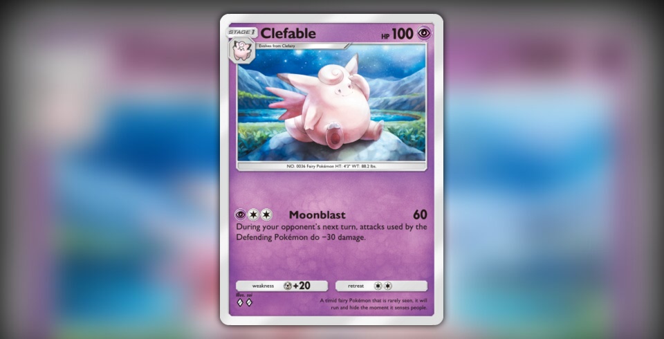 Clefable (#30, ♦️♦️, Triumphant Light) • Pokémon TCG Pocket