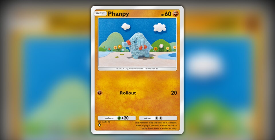Phanpy (#37, ♦️, Triumphant Light) • Pokémon TCG Pocket