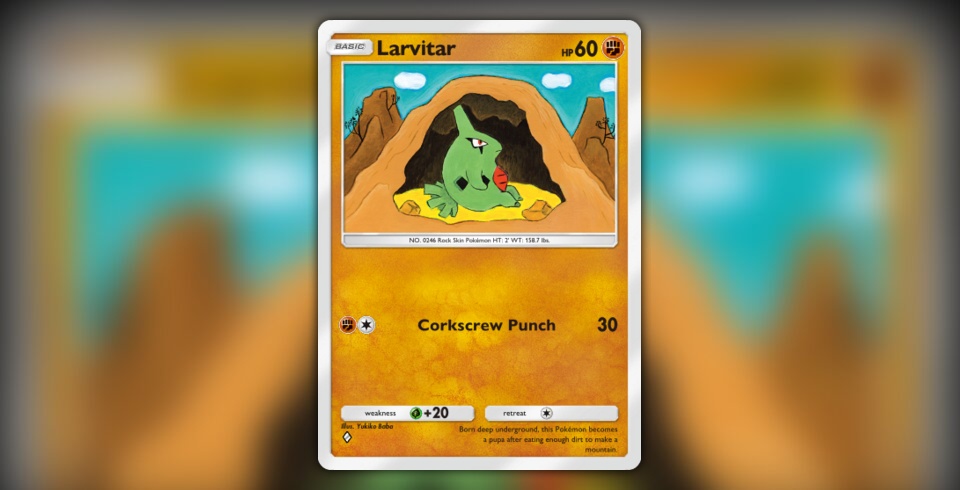 Larvitar (Triumphant Light #39/96, 1-Diamond) | Pokémon TCG Pocket