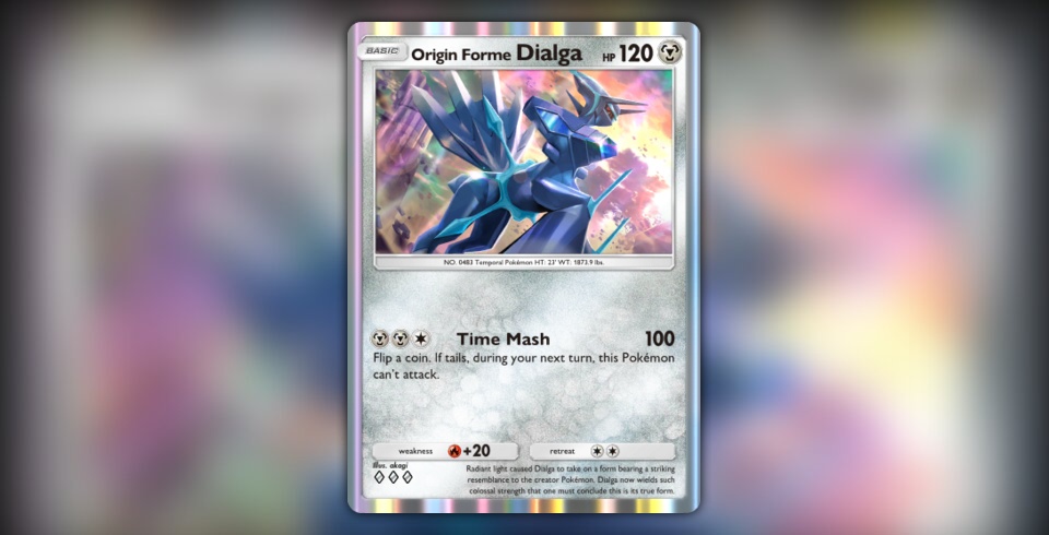 Dialga 오리진 폼 Pokemon VSTAR Origin Form Dialga Premium
