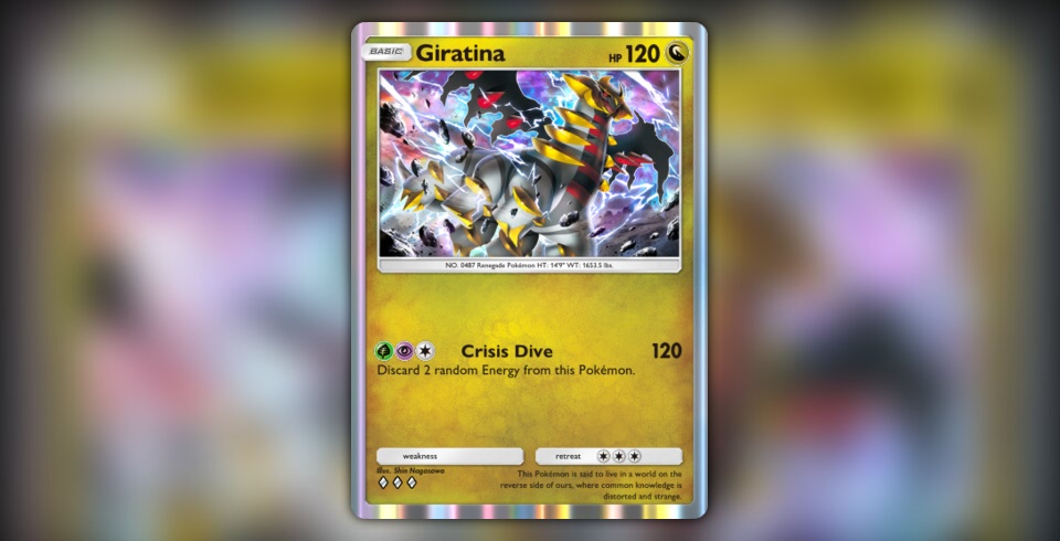 Giratina (#61, ♦️♦️♦️, Triumphant Light) • Pokémon TCG Pocket