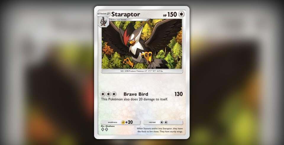 Staraptor (Triumphant Light #68/96, 2-Diamonds) | Pokémon TCG Pocket