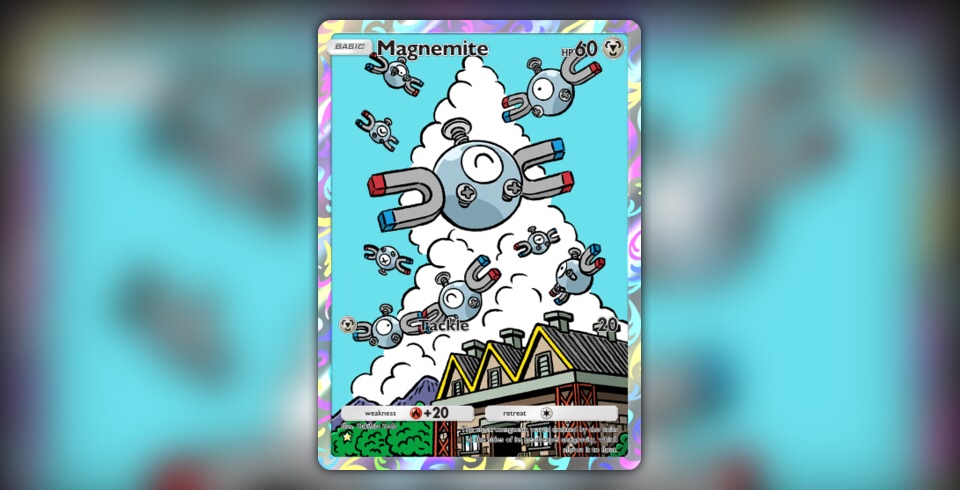 Magnemite (#80, ⭐, Triumphant Light) • Pokémon TCG Pocket