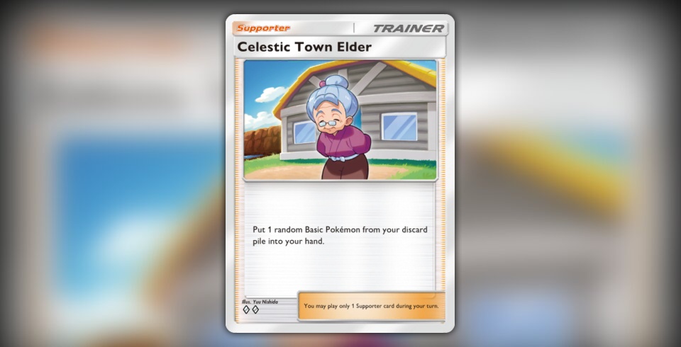 Celestic Town Elder (#73, ♦️♦️, Triumphant Light) • Pokémon TCG Pocket