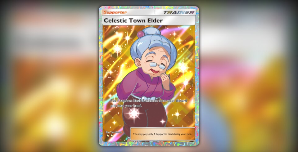 Celestic Town Elder (#88, ⭐⭐, Triumphant Light) • Pokémon TCG Pocket