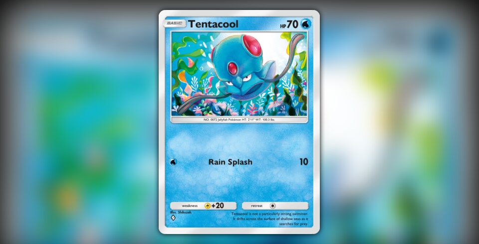 Tentacool (#14, ♦️, Shining Revelry) • Pokémon TCG Pocket