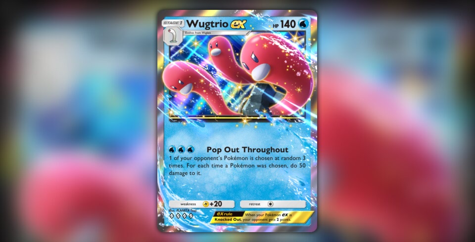 Wugtrio ex (#19, ♦️♦️♦️♦️, Shining Revelry Wugtrio ex (#19, ♦️♦️♦️♦️, Shining Revelry