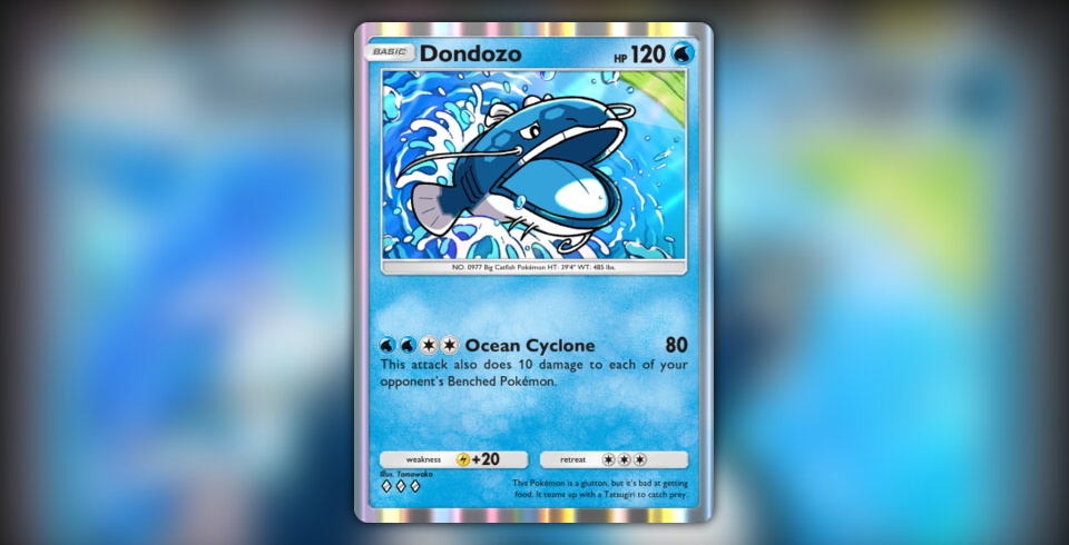 Dondozo (#20, ♦️♦️♦️, Shining Revelry) • Pokémon TCG Pocket