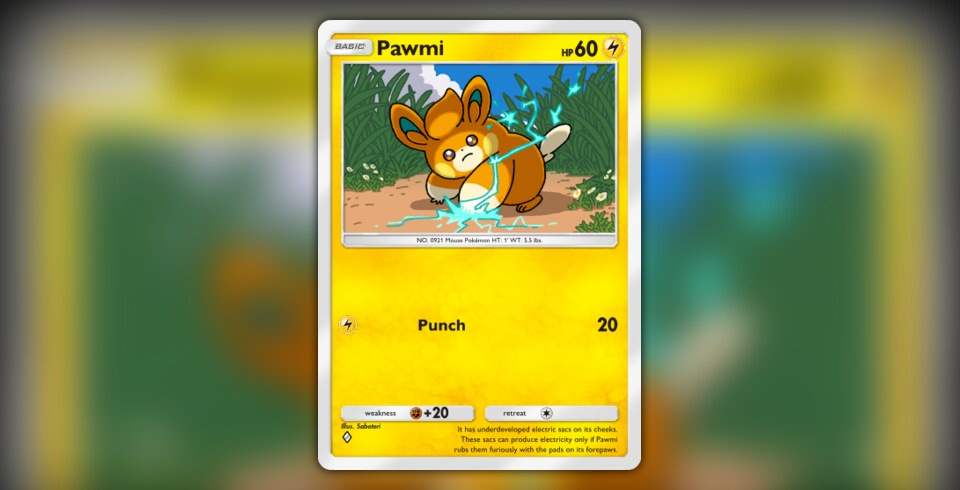 Pawmi (#26, ♦️, Shining Revelry) • Pokémon TCG Pocket