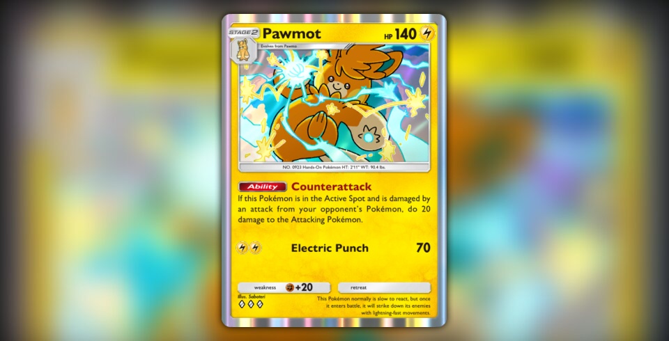 Pawmot (#28, ♦️♦️♦️, Shining Revelry) • Pokémon TCG Pocket