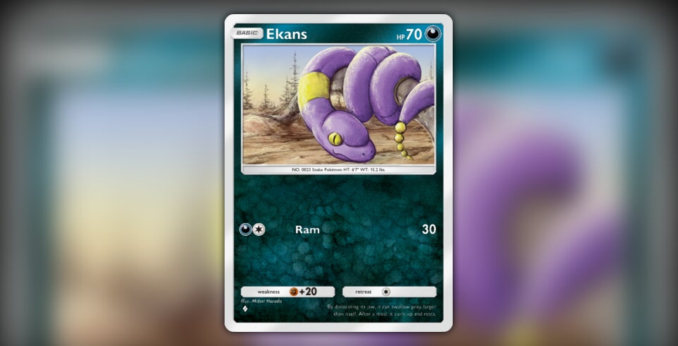 Ekans (#45, ♦️, Shining Revelry) • Pokémon TCG Pocket