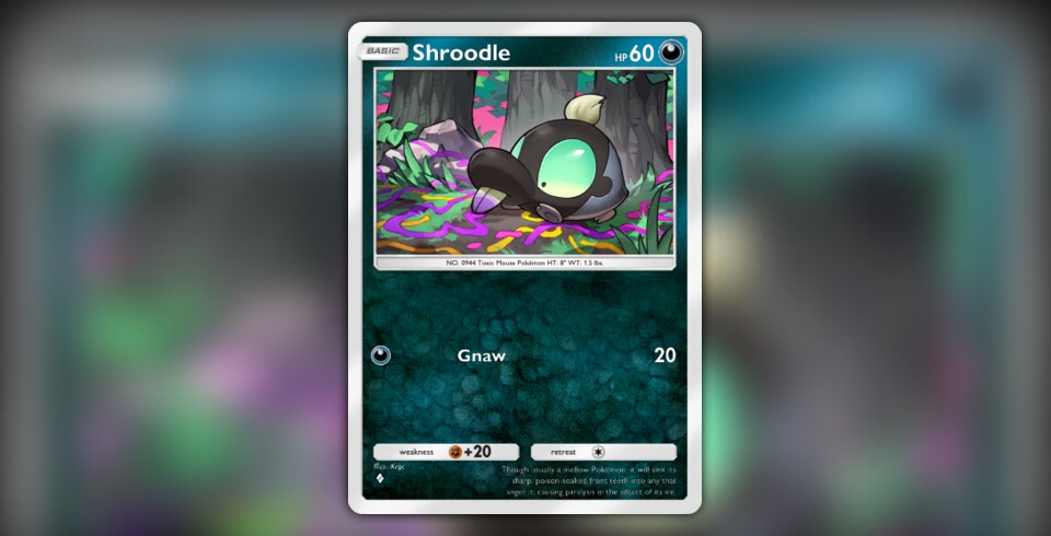 Shroodle (#50, ♦️, Shining Revelry) • Pokémon TCG Pocket