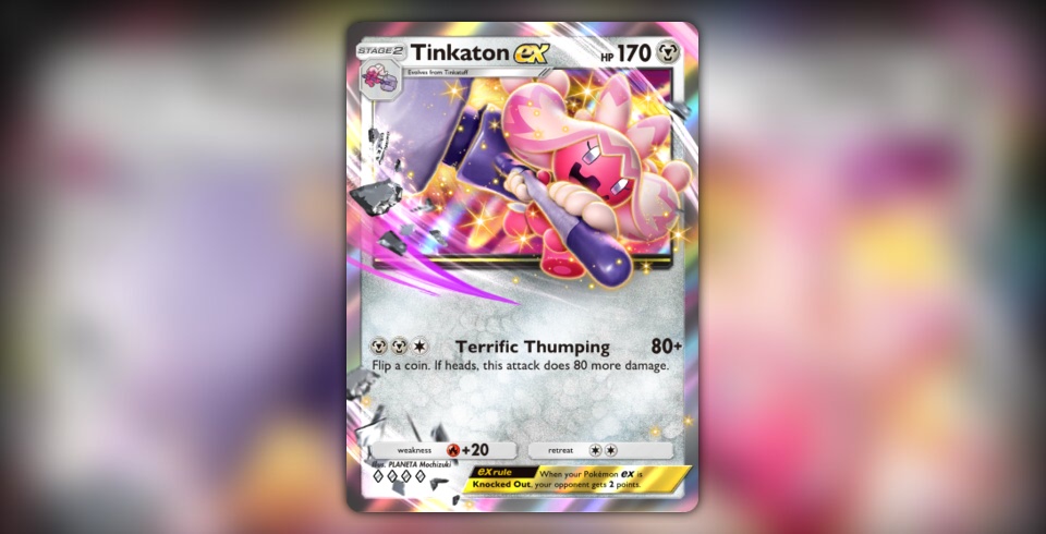 Tinkaton ex (#54, ♦️♦️♦️♦️, Shining Revelry) • Pokémon TCG Pocket