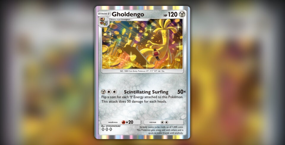 Gholdengo (#57, ♦️♦️♦️, Shining Revelry) • Pokémon TCG Pocket