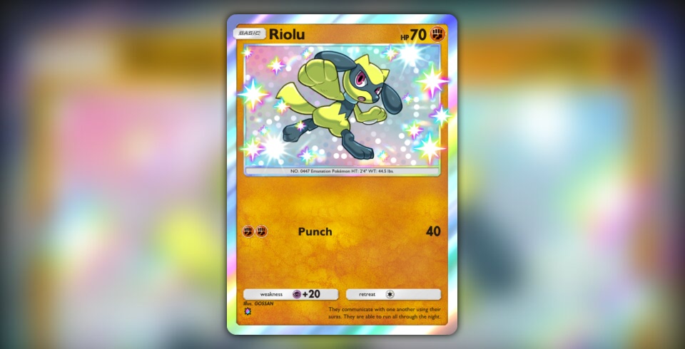 Riolu (#104, , Shining Revelry) • Pokémon TCG Pocket