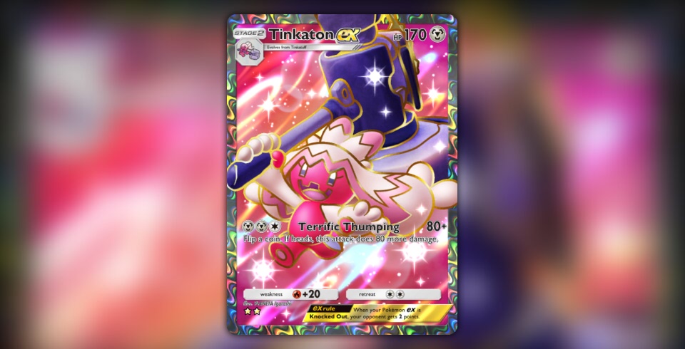 Tinkaton ex (Shining Revelry #86/110, 2-Stars) | Pokémon TCG Pocket