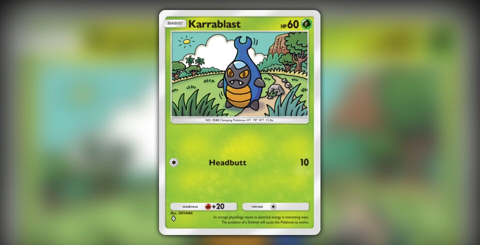 Karrablast (Celestial Guardians #6/239, 1-Diamond) | Pokémon TCG Pocket