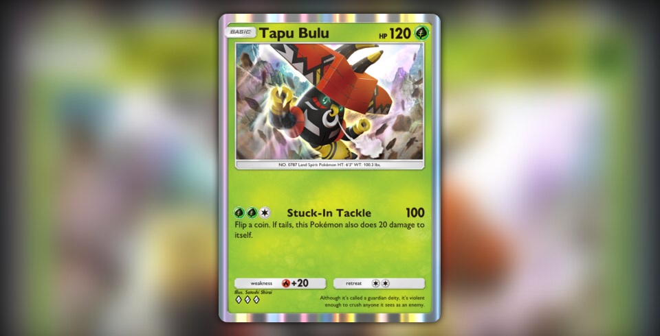 Tapu Bulu (#24, ♦️♦️♦️, Celestial Guardians) • Pokémon TCG Pocket