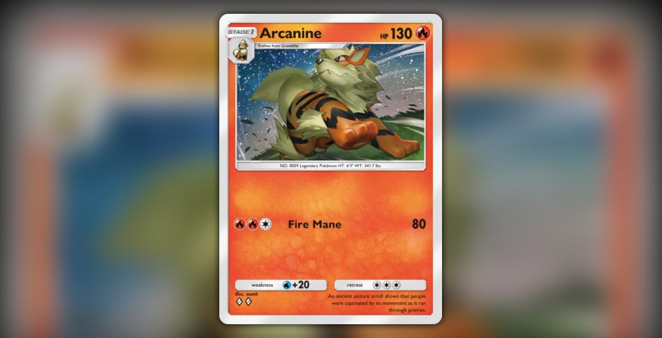 Arcanine (#26, ♦️♦️, Guardianes Celestiales) • Pokémon TCG Pocket