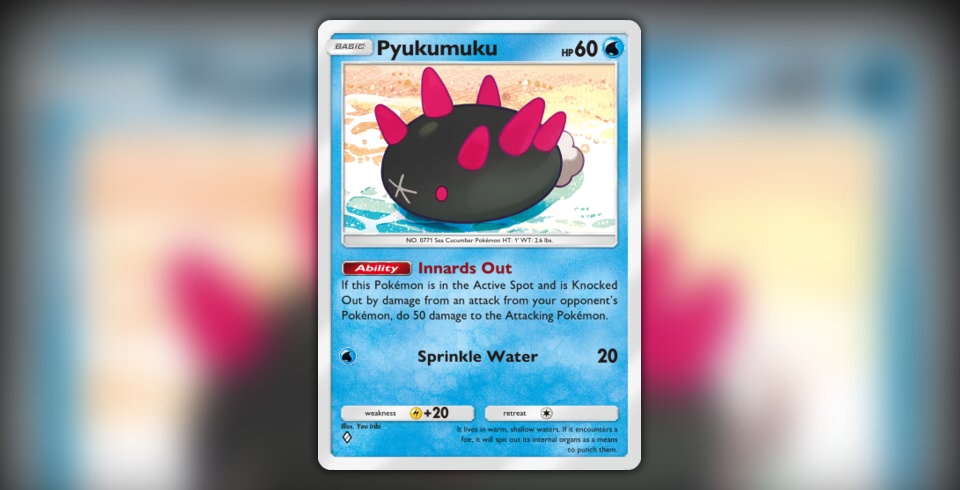 Pyukumuku (#54, ♦️, Guardianes Celestiales) • Pokémon TCG Pocket