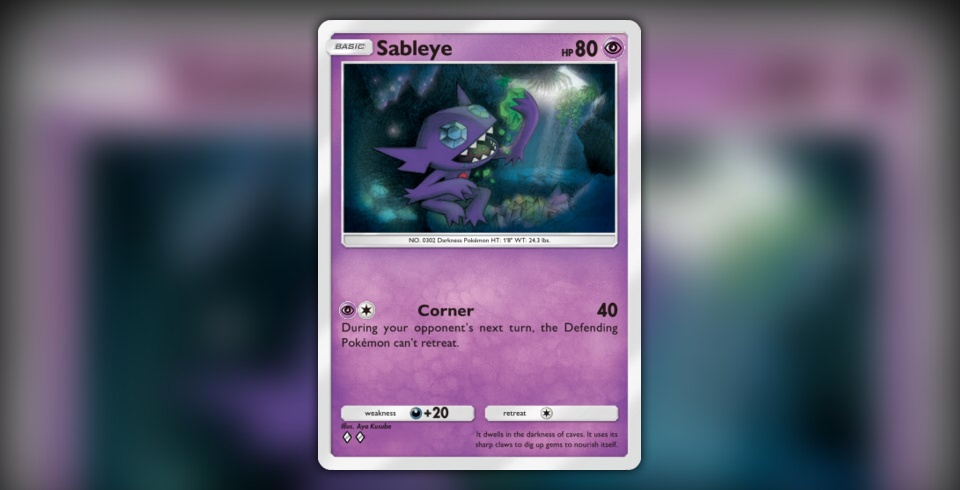 Sableye (#70, ♦️♦️, Guardiões Celestiais) • Pokémon TCG Pocket