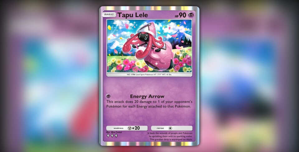 Tapu Lele (#84, ♦️♦️♦️, Guardianes Celestiales) • Pokémon TCG Pocket