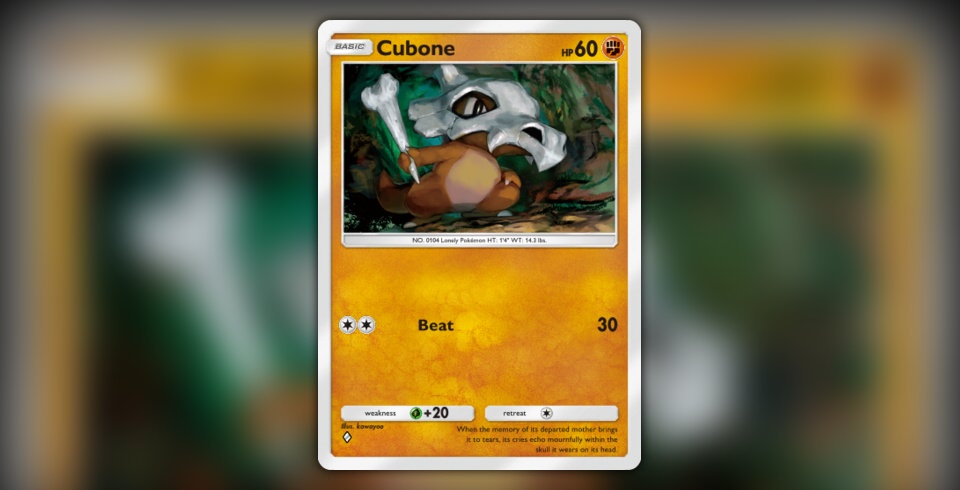 Cubone (#89, ♦️, Guardianes Celestiales) • Pokémon TCG Pocket