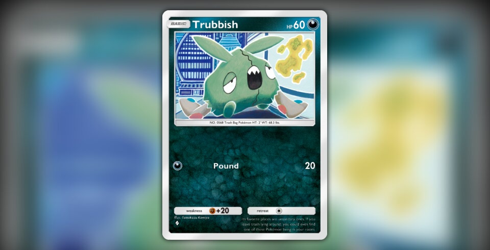 Trubbish (#113, ♦️, Guardianes Celestiales) • Pokémon TCG Pocket