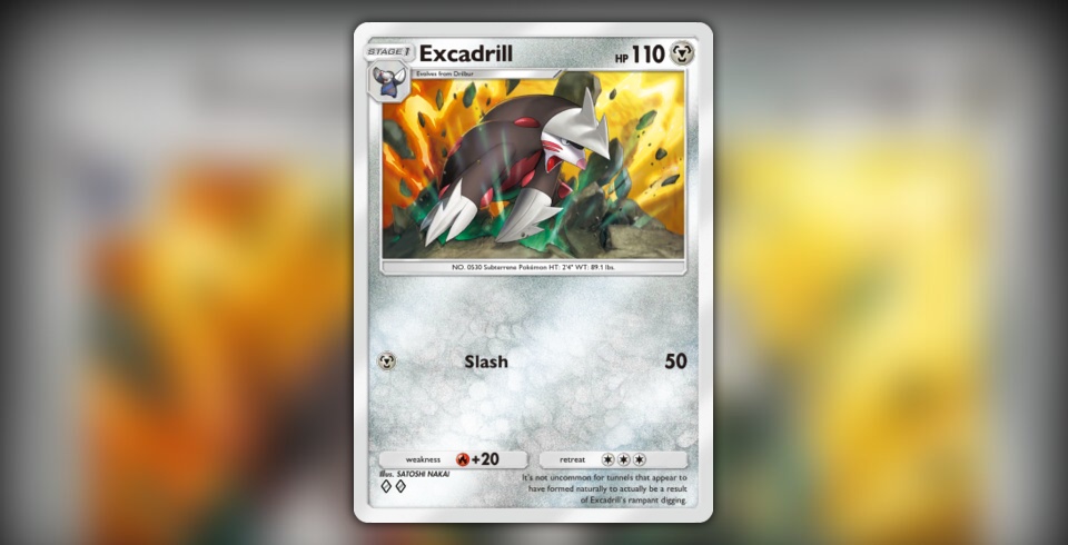 Excadrill (#119, ♦️♦️, Guardianes Celestiales) • Pokémon TCG Pocket