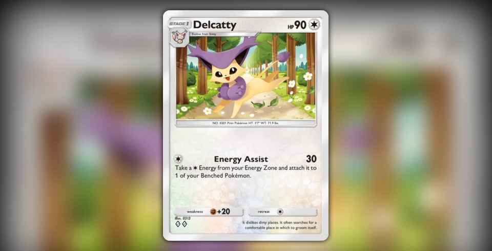 Delcatty (#130, ♦️♦️, Guardianes Celestiales) • Pokémon TCG Pocket