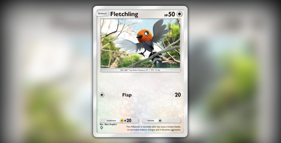 Fletchling (#131, ♦️, Guardianes Celestiales) • Pokémon TCG Pocket