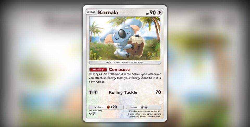 Komala (Celestial Guardians #141/239, 2-Diamonds) | Pokémon TCG Pocket