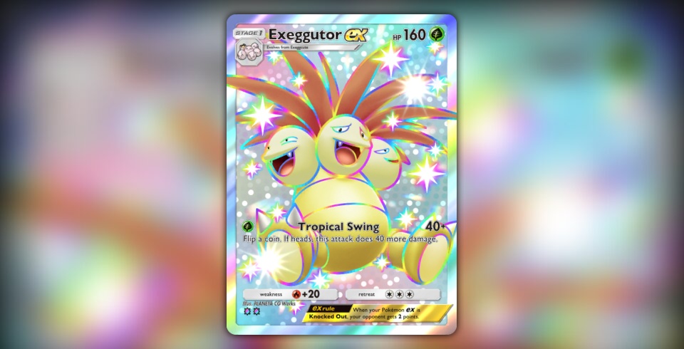 Exeggutor ex (#231, , Celestial Guardians) • Pokémon TCG Pocket