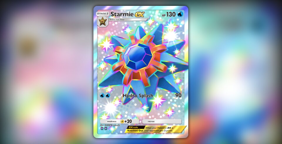 Starmie ex (#233, , Celestial Guardians) • Pokémon TCG Pocket