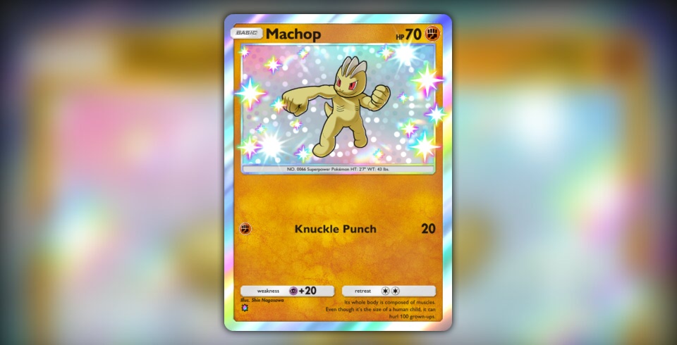 Machop (#223, , Celestial Guardians) • Pokémon TCG Pocket