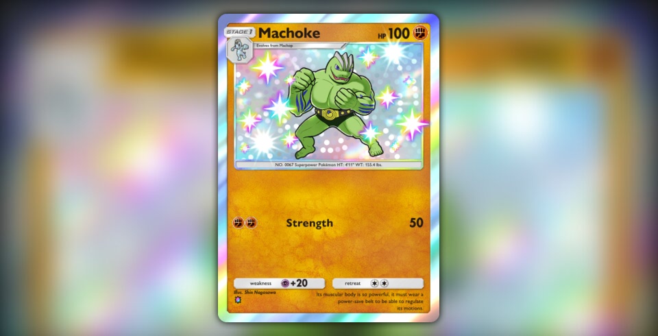 Machoke (Guardianes Celestiales #224/239, Brillante) | Pokémon TCG Pocket