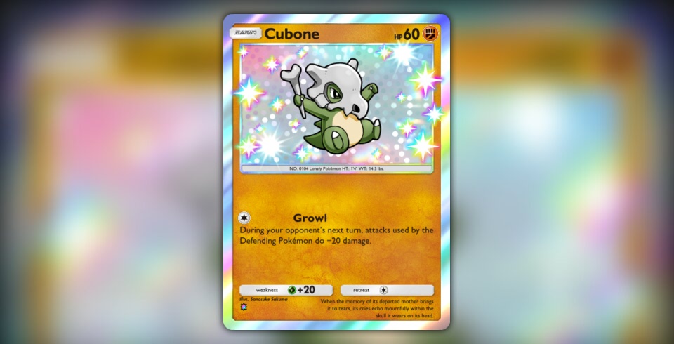 Cubone (#226, , Celestial Guardians) • Pokémon TCG Pocket