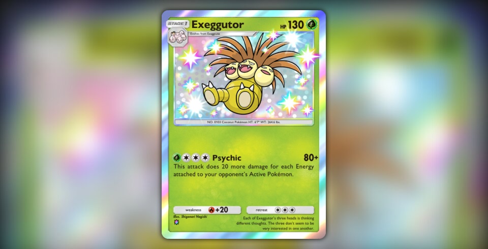 Exeggutor (Celestial Guardians #214/239, 1-Star Shiny) | Pokémon TCG Pocket
