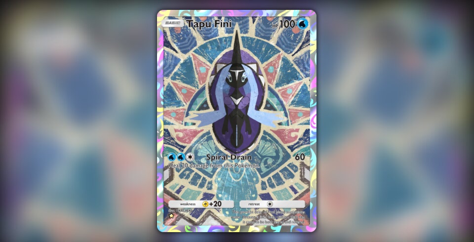 Tapu Fini (Celestial Guardians #164/239, 1-Star) | Pokémon TCG Pocket