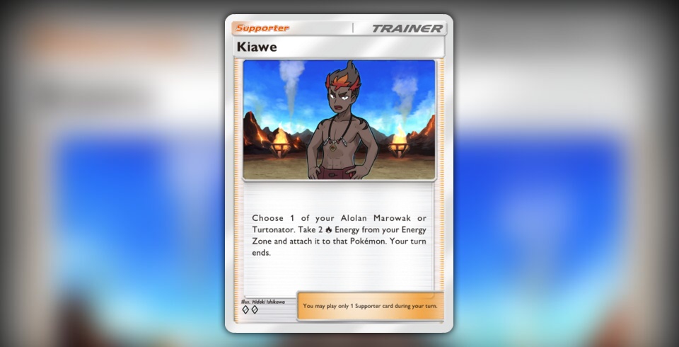 Kiawe (#150, ♦️♦️, Celestial Guardians) • Pokémon TCG Pocket