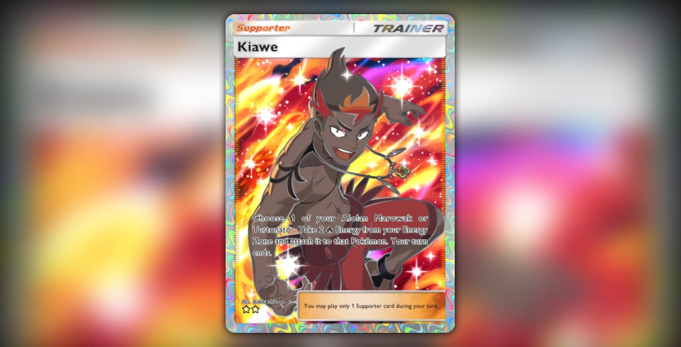 Kiawe (#192, ⭐⭐, Celestial Guardians) • Pokémon TCG Pocket